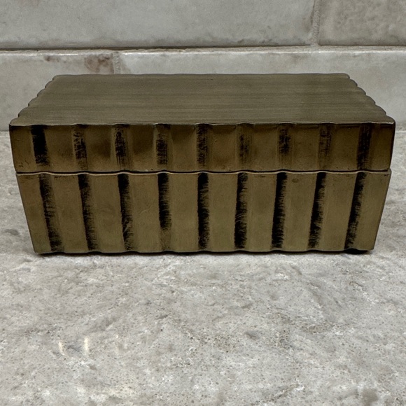 Hearth & Hand | Accents | Hearth Hand Gold Decorative Box | Poshmark